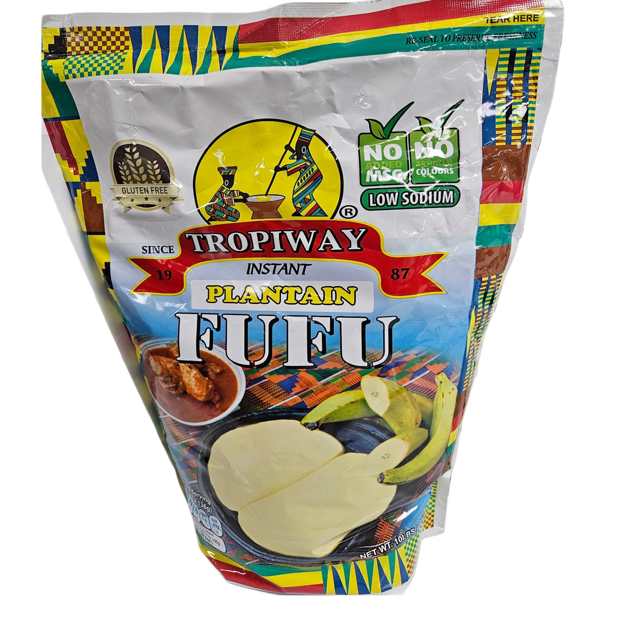 TROPIWAY PLANTAIN FUFU 10LBS – SAMIRE AFRICAN STORE