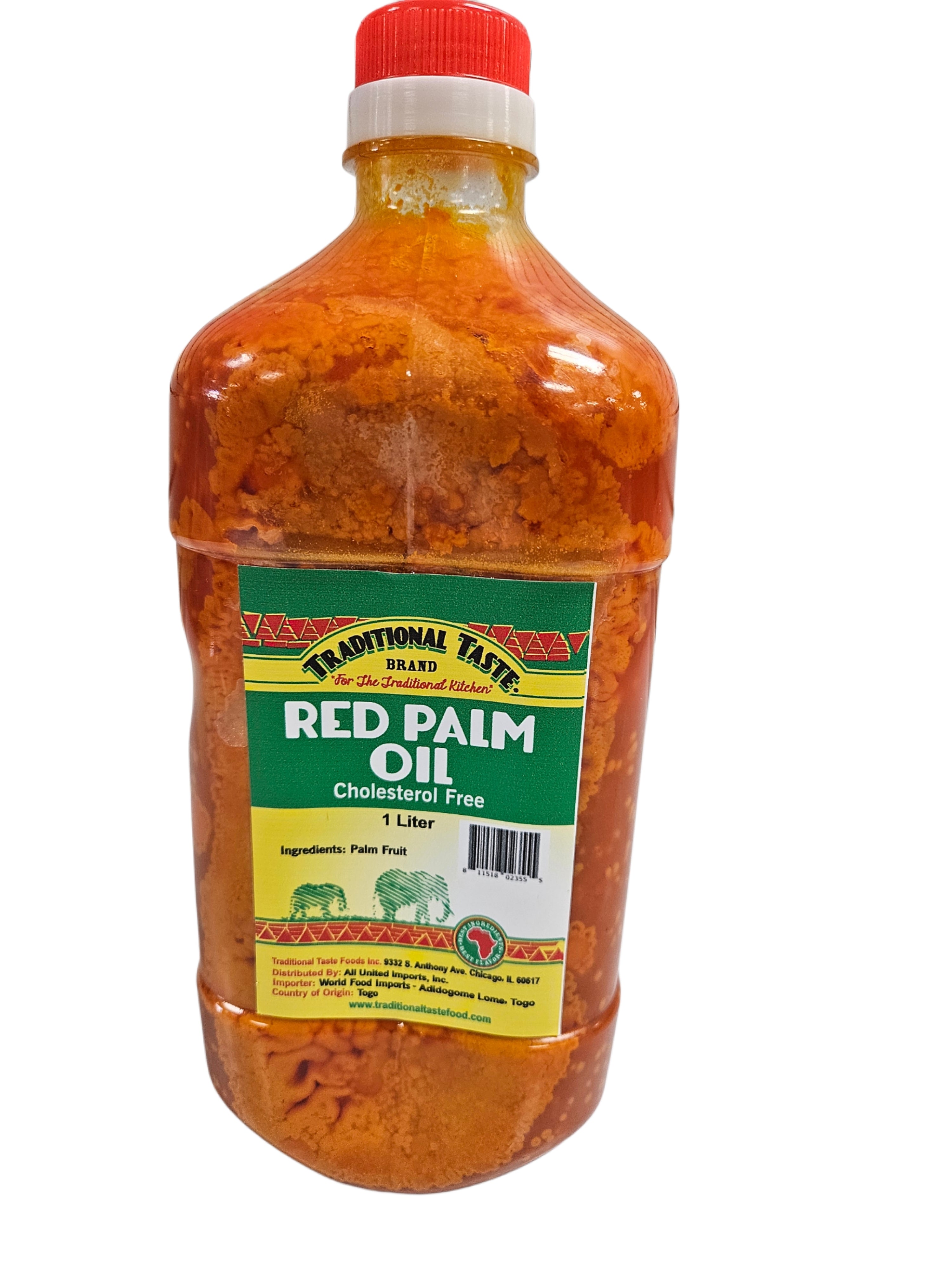 TRADITIONAL TASTE RED PALM OIL CHOLESTROL FREE 1L – SAMIRE AFRICAN STORE