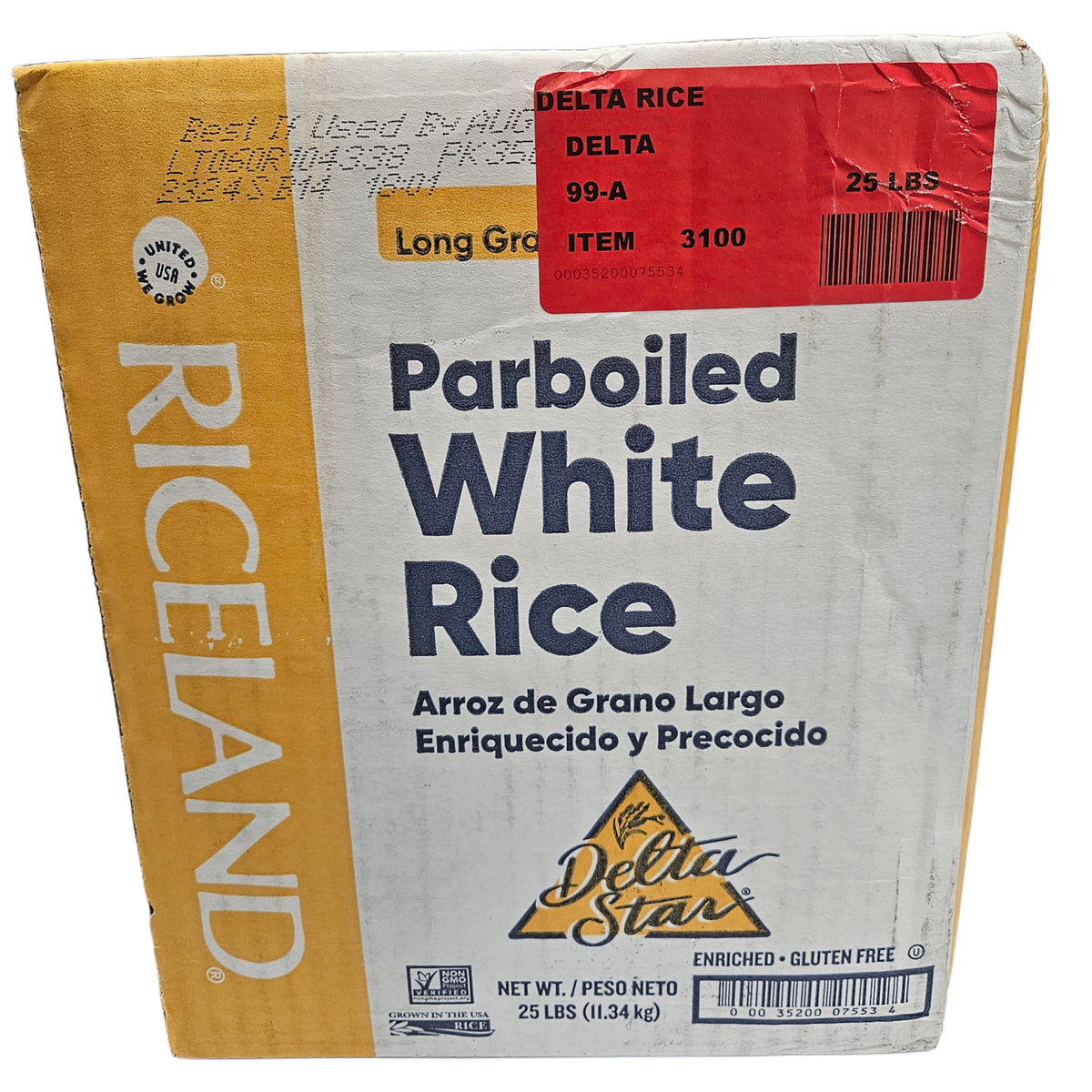 DELTA PARBOILED WHITE RICE 25LBS – SAMIRE AFRICAN STORE